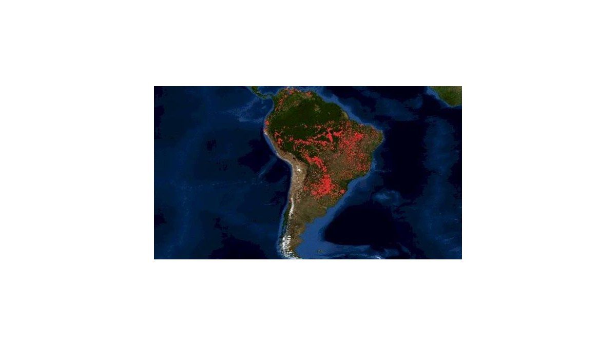 Fuego en el Amazonas: tres mapas muestran la impactante dimensión de ...