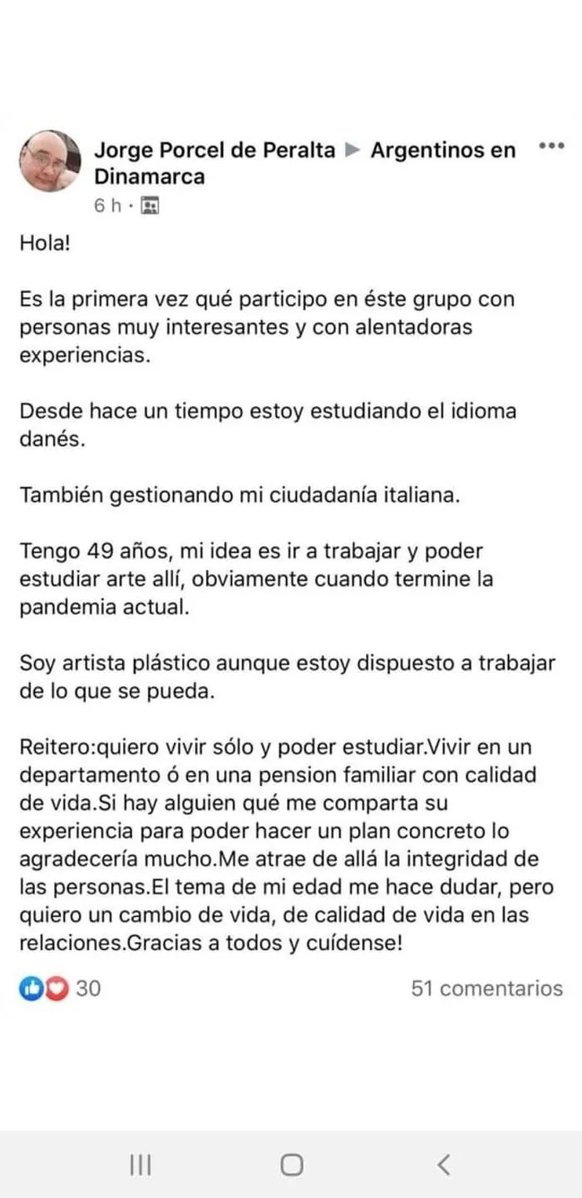 Jorgito Porcel y una historia inspiradora: a los 49 años se propuso encontrar trabajo