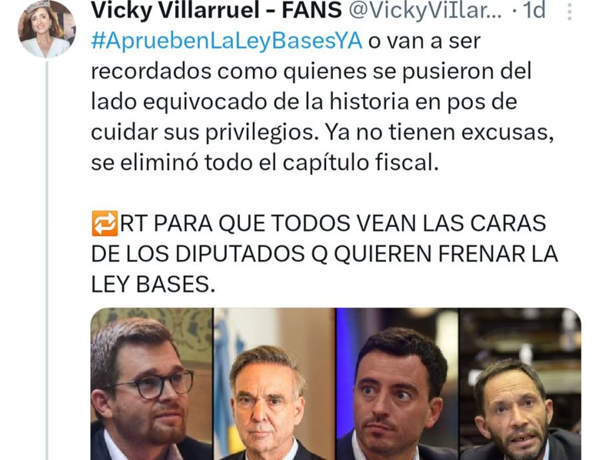 Victoria Villarruel se burló de Jorge Rial por compartir una fake news ...