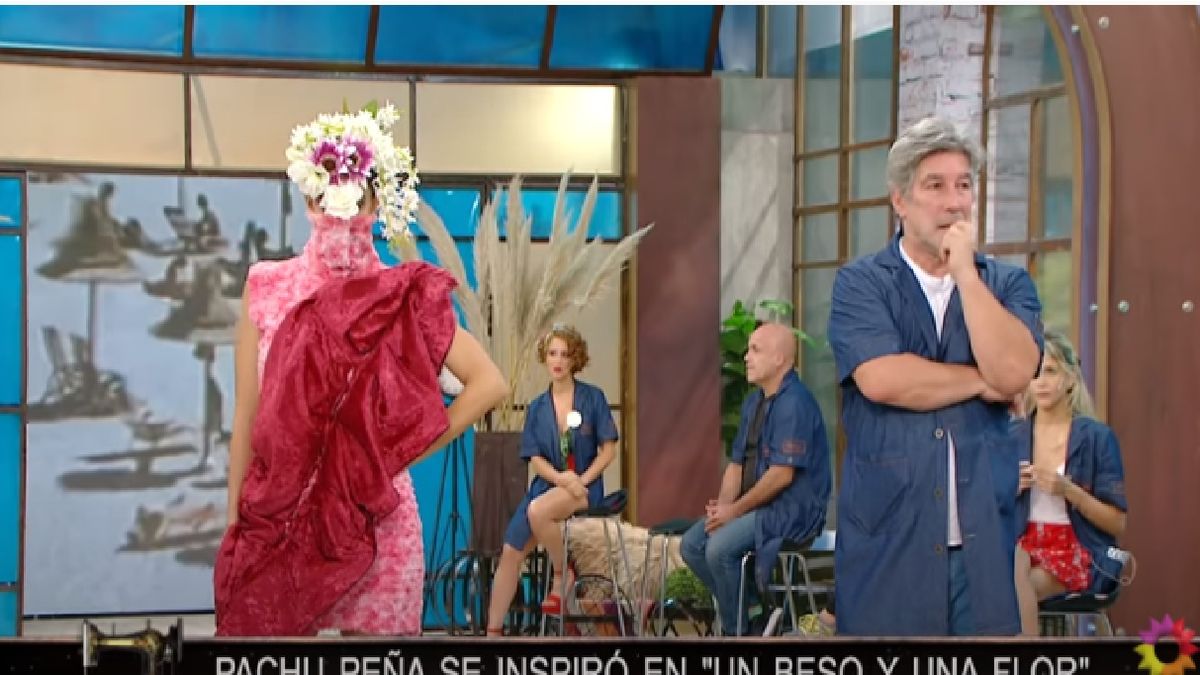 Pachu Peña no pudo contener la risa viendo su fallido diseño en Corte y ...