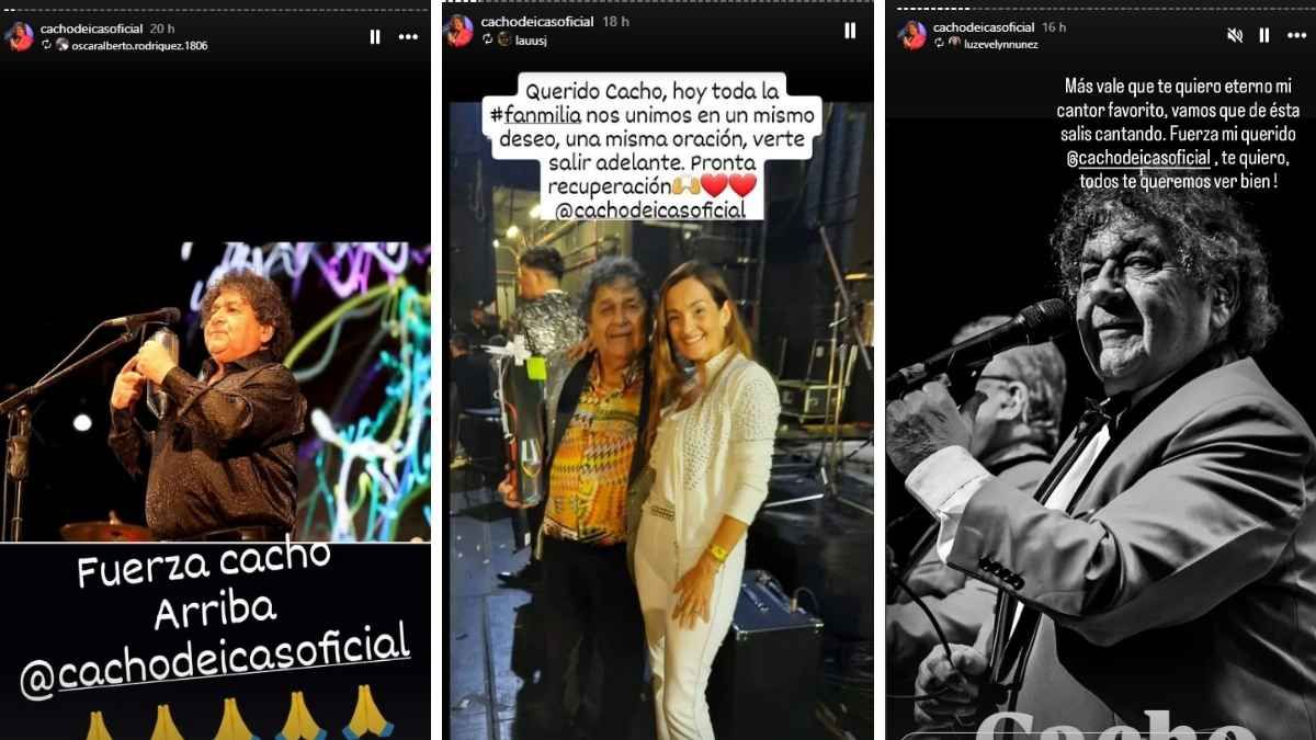 El aliento a Cacho Deicas de famosos y seguidores de Los Palmeras, tras ...