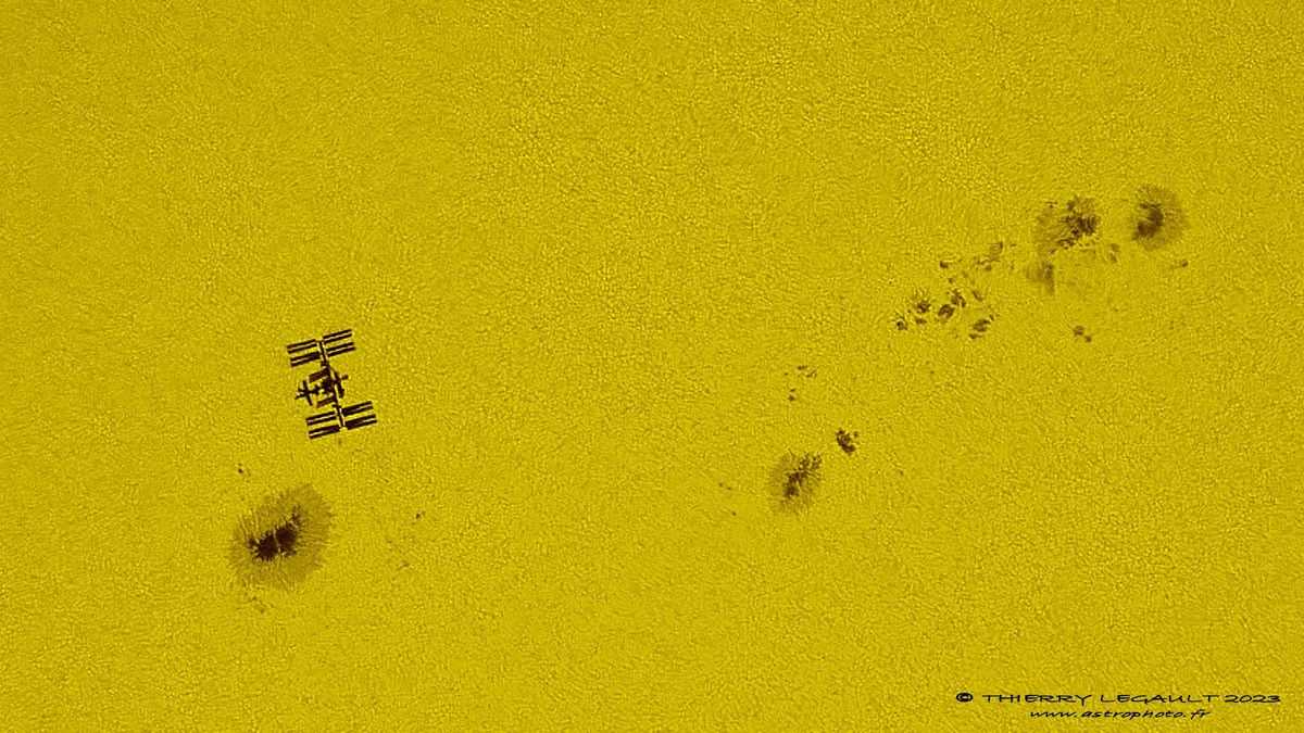 Un astrofotógrafo atrapó a la Estación Espacial Internacional pasando ...