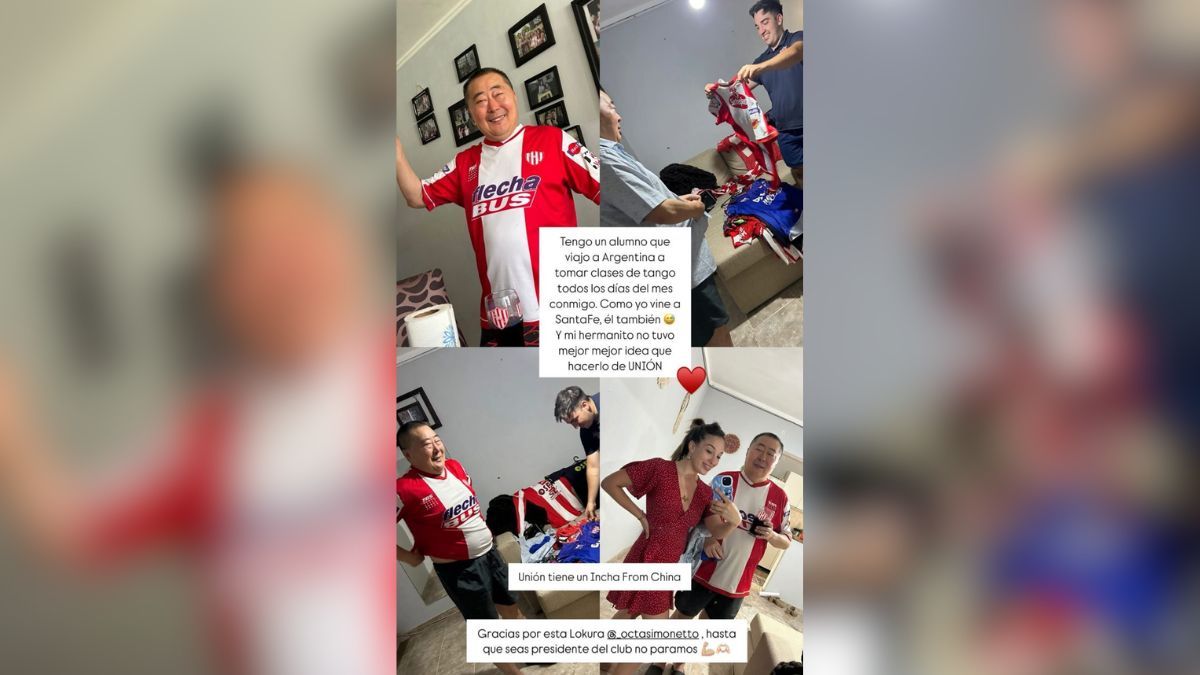 Es chino, vive en Nueva York, pero llegó a Santa Fe y ahora es fanático de Unión: la increíble ...