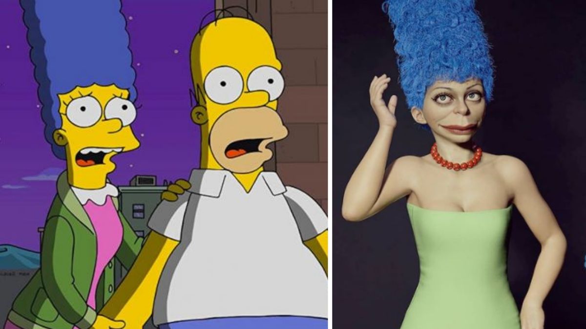 Un artista hizo a Los Simpson en versión realista