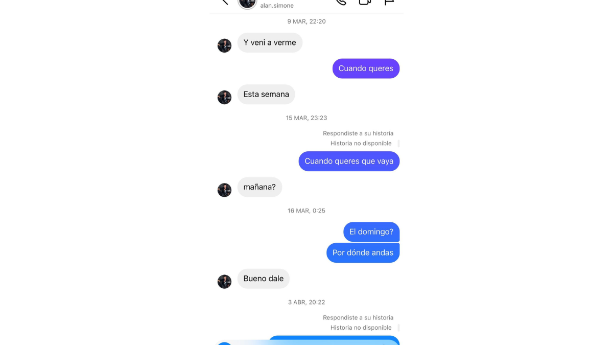 Se filtraron los polémicos chats de Alan de Gran Hermano con una santafesina tras confirmar su ...