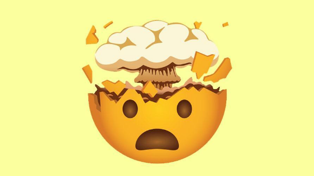 ¿Qué significa el aterrador emoji de WhatsApp de la cabeza que explota?