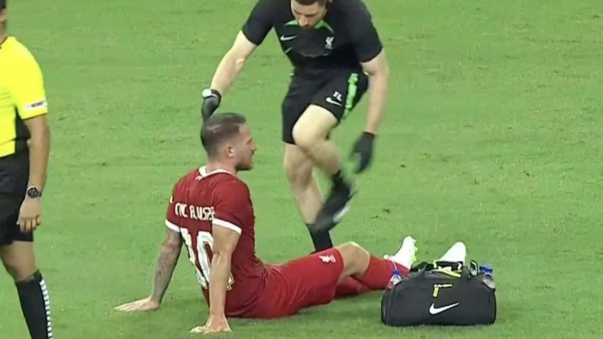 La preocupante lesión de Alexis Mac Allister en Liverpool