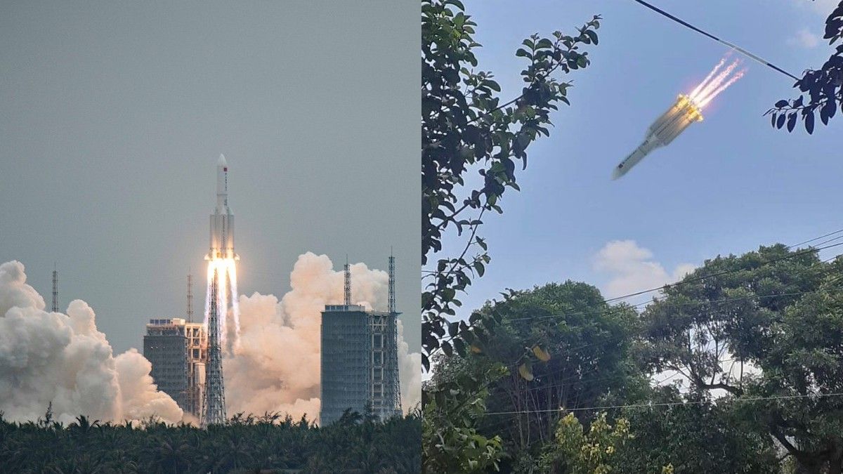 Con el cohete chino en tierra, lo mejor que quedaron fueron los memes ...