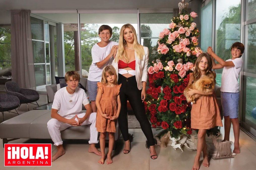 Wanda Nara mostró su atípico árbol de Navidad y un detalle se robó toda ...