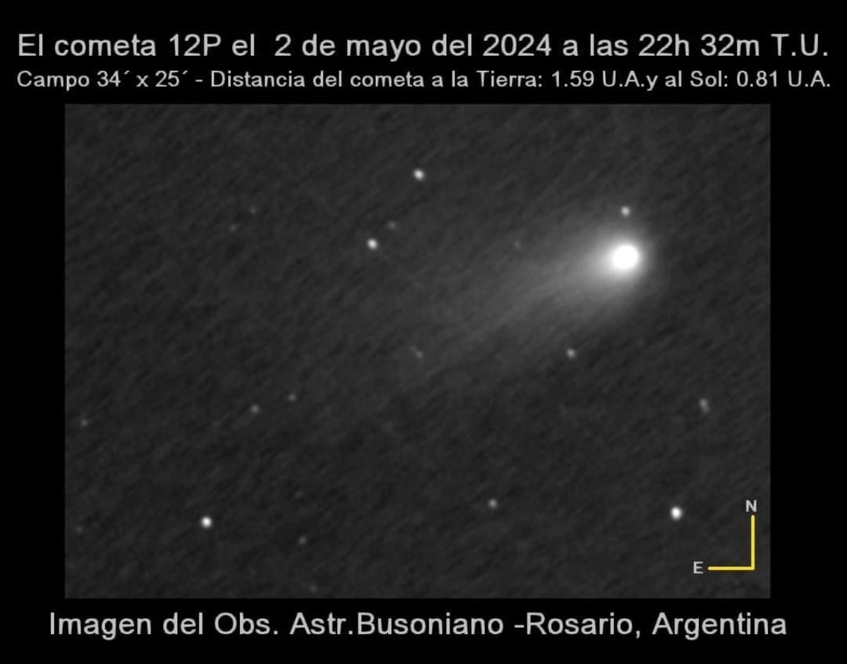 El impresionante cometa diablo puede verse desde Santa Fe: las mejores ...