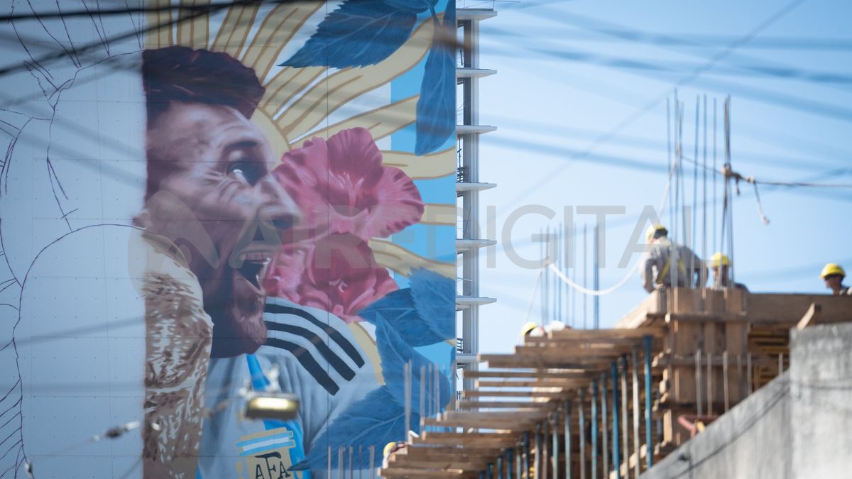 ¡Impactante!: el mural de Lionel Messi que será el más grande del mundo