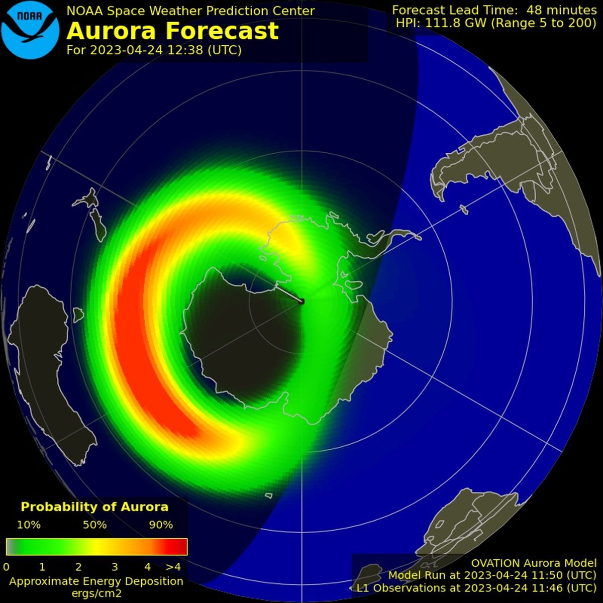 Un espectáculo de auroras boreales sorprendió a muchos países el domingo a la noche, tras una ...