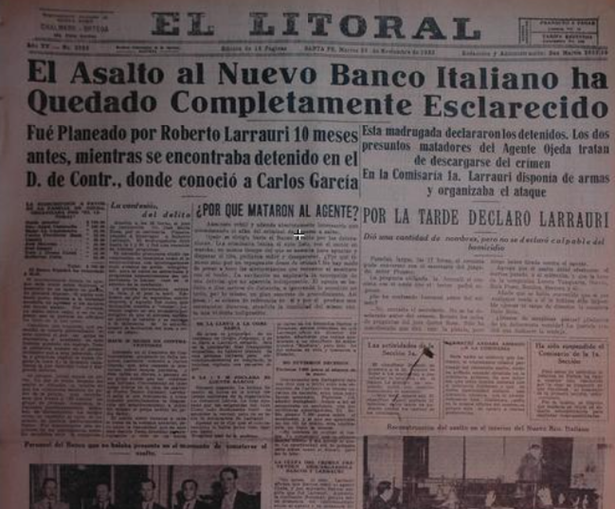 La historia de los diarios de Santa Fe y el hombre en bicicleta