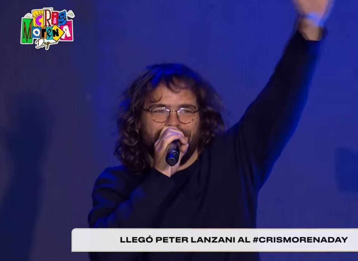 Peter Lanzani reapareció en el Cris Morena Day: irreconocible a los 34 años