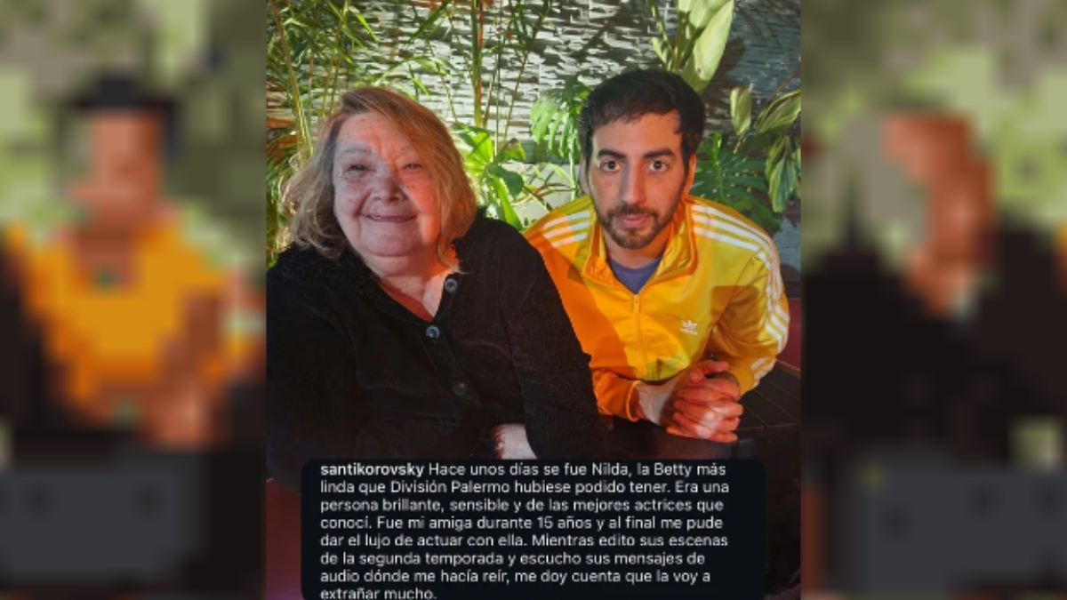 Murió Nilda Sindaco, la actriz que interpretó a Betty en "División Palermo"