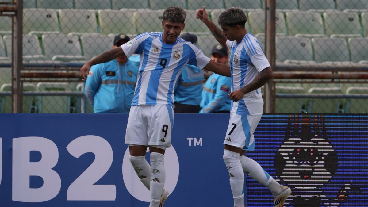Argentina superó a Chile en el hexagonal final del Sudamericano sub 20