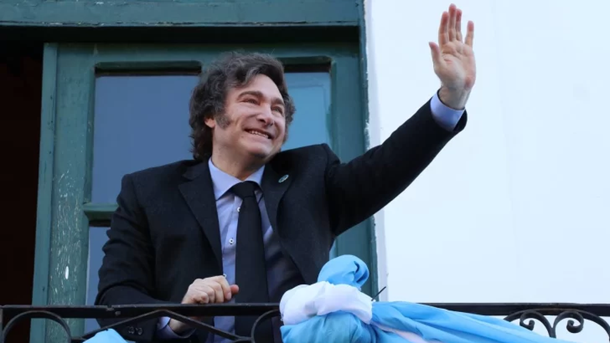 El gobierno de Javier Milei presentó el nuevo logo del Presidente de la ...