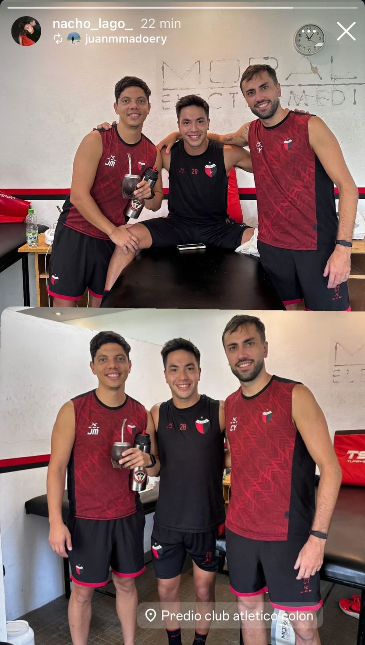La foto que publicó un futbolista de COLÓN e ILUSIONÓ A TODOS los ...