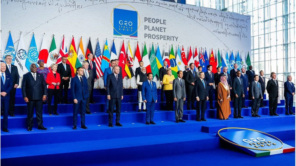 Líderes del G20 acuerdan impuesto empresarial global mínimo del 15%