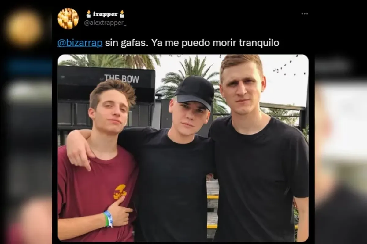 La foto desconocida de Bizarrap al descubierto: sin gafas ni sombrero