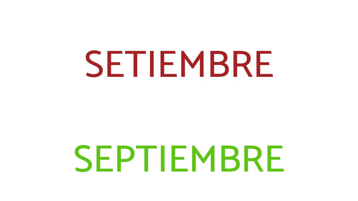 Cómo se dice, ¿septiembre o setiembre?: las redes tienen la respuesta