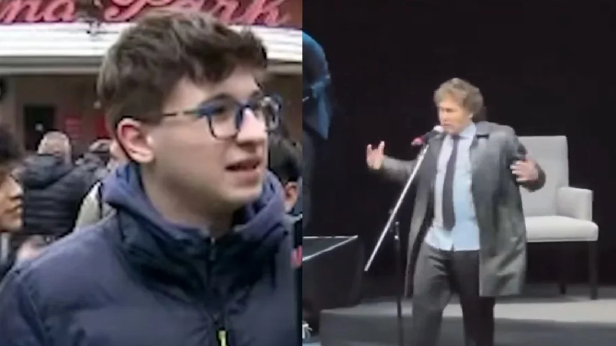 El joven viral que fue al Luna Park: Soy kirchnerista, pero no hay que ...
