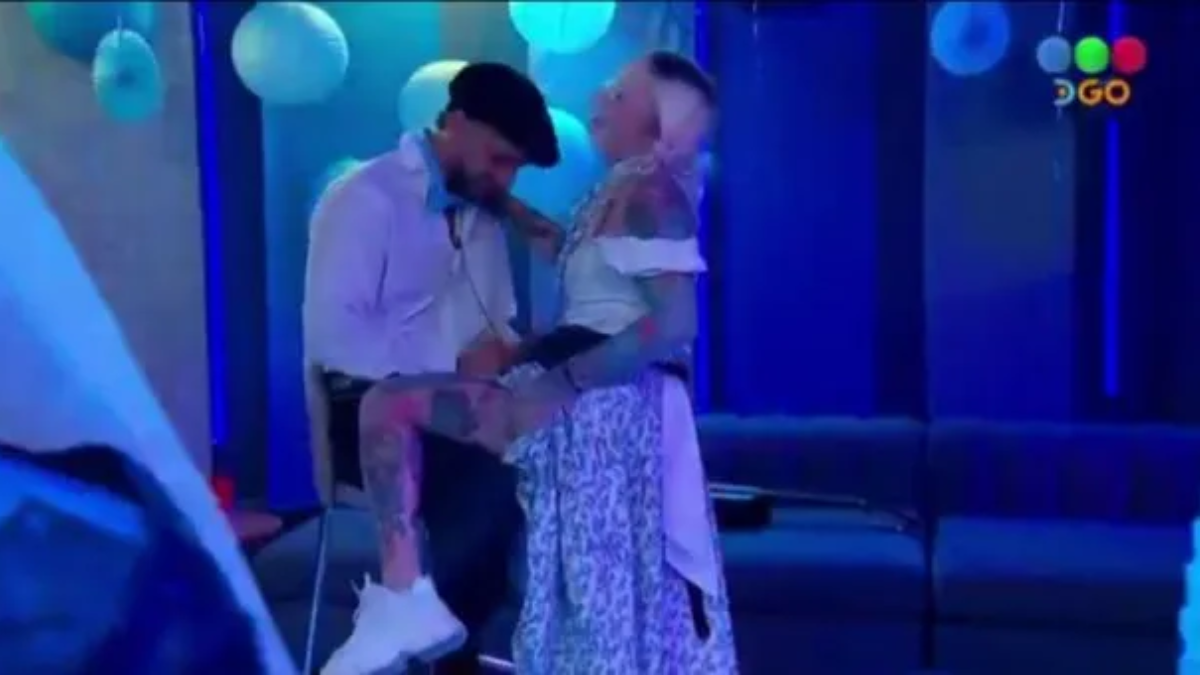 Katia sorprendió a Tato con un sensual baile en Gran Hermano y el video arrasó en redes