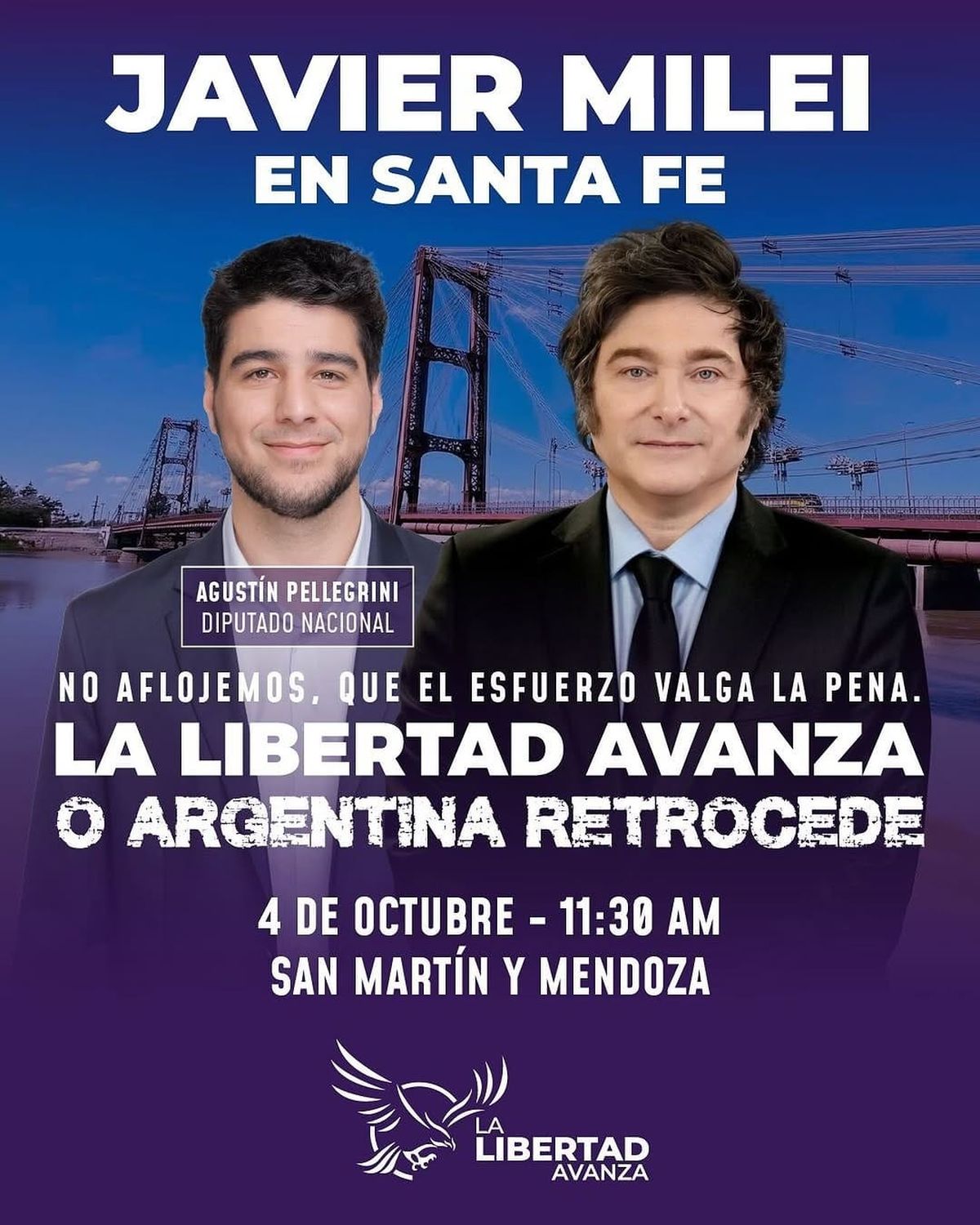 En medio del escándalo con José Luis Espert y las recorridas de campaña truncas, Javier Milei ...