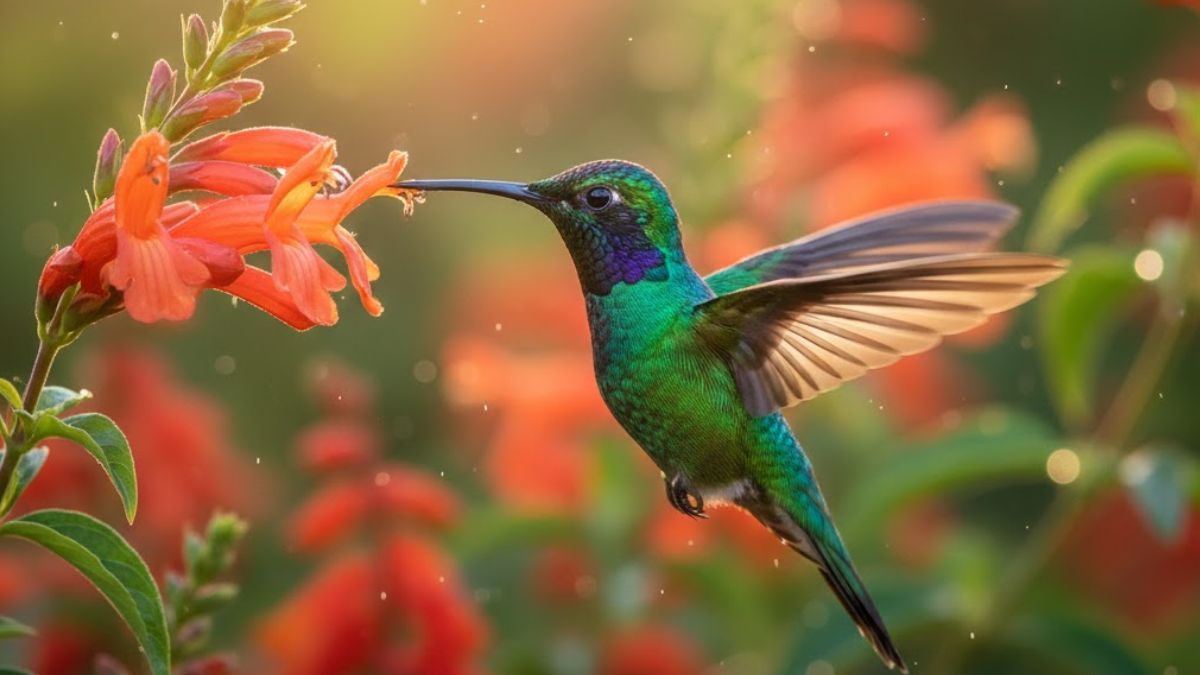 Los picaflores verdes invadirán tu jardín todos los días si ponés esta ...