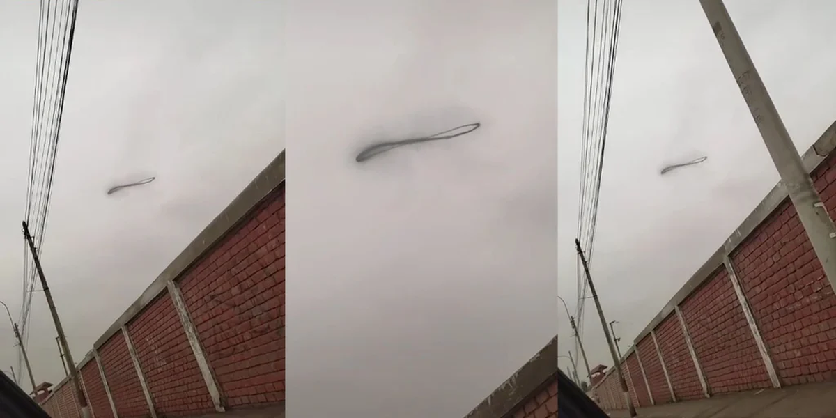 La Extraña Figura En El Cielo De Lima Que Se Hizo Viral En Tiktok Y La